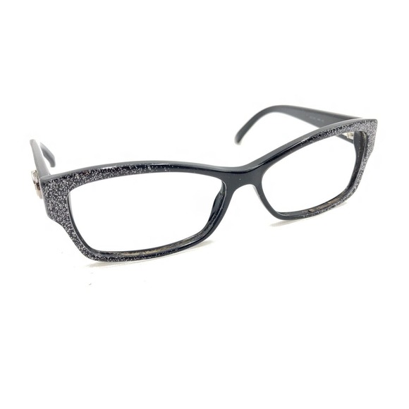 Gucci | Accessories | Gucci Gg 323 Yho Black Glitter Eyeglasses Frames ...